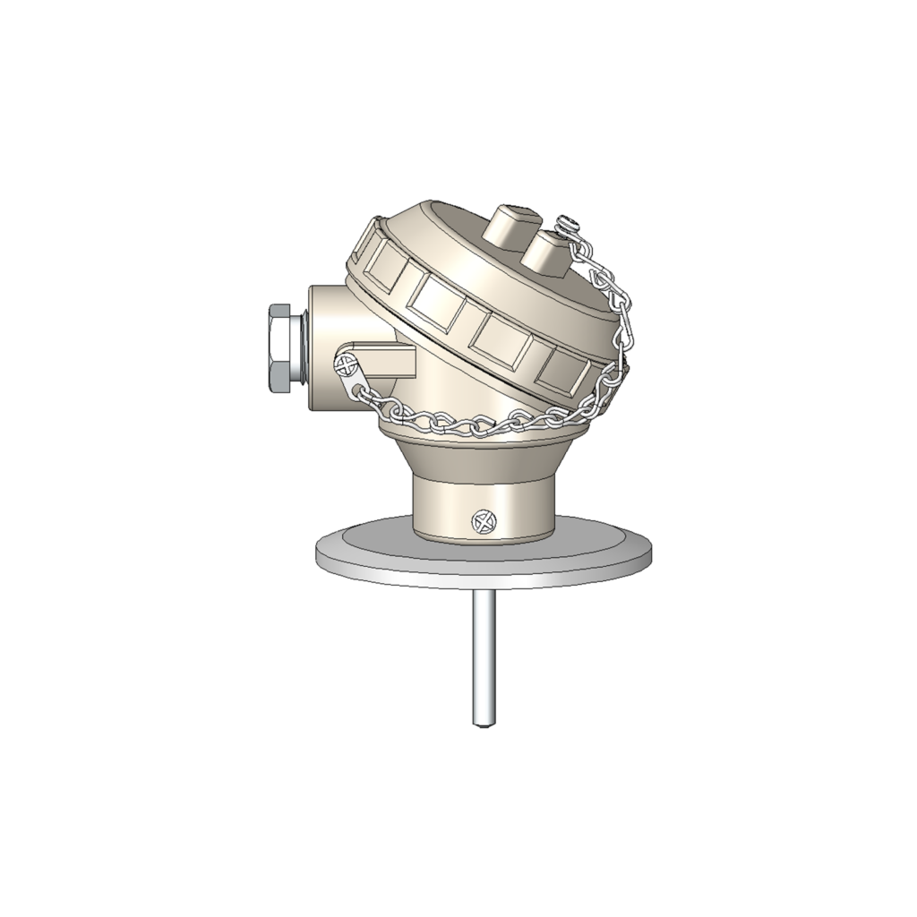 A70P Tri-clamp 1 1/2 Sem Rosca ao Processo-Cabeçote Grande KNE Sensor ...