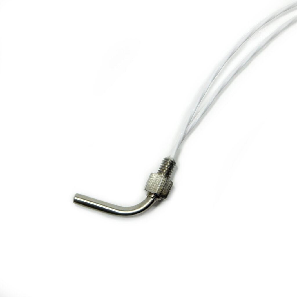 A70R Sensor PT100 Cabo Teflon Sensor com rosca e haste angular Sensor ...